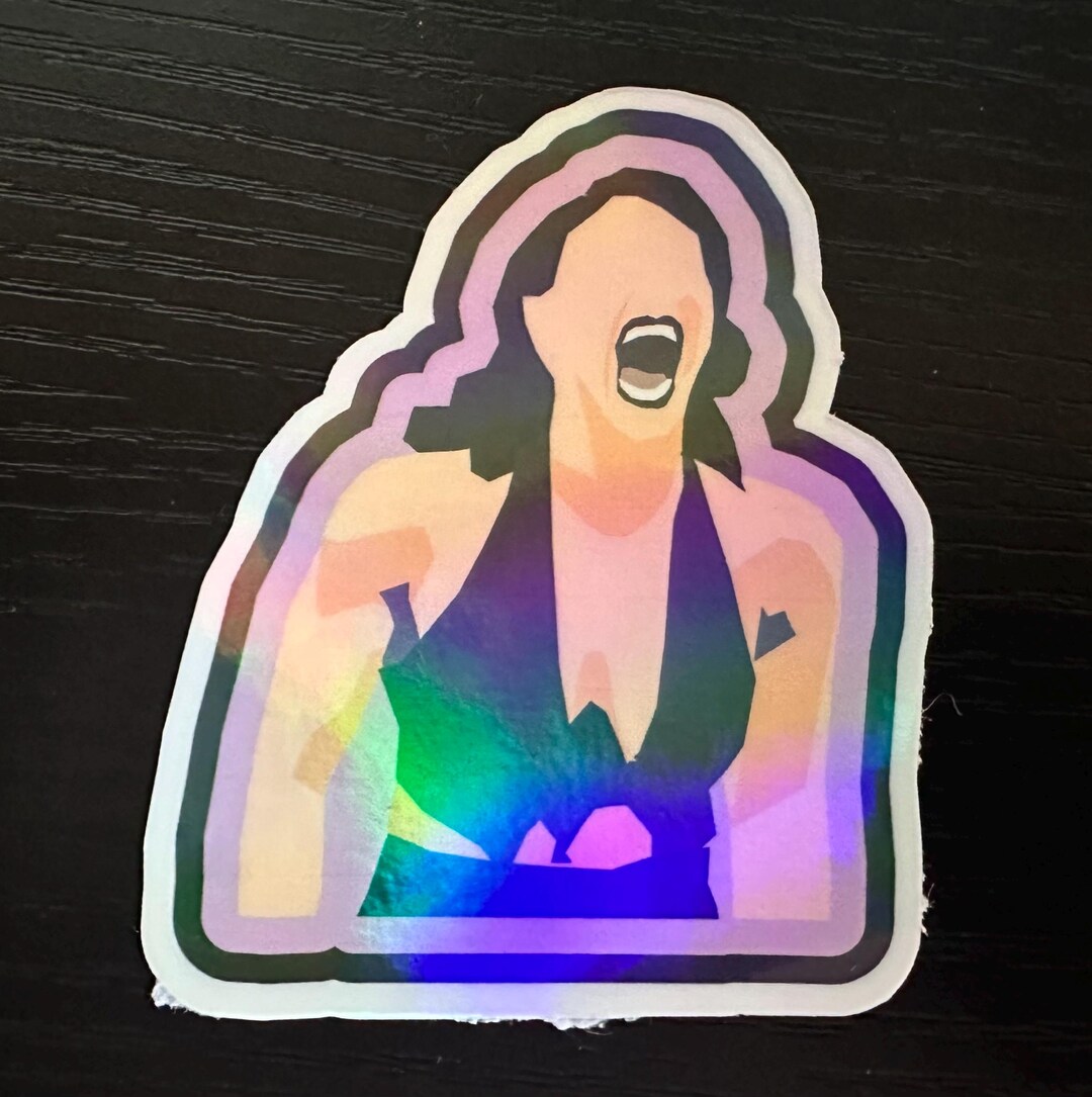 Riptide Vinyl Holographic Sticker Wrestling - Etsy