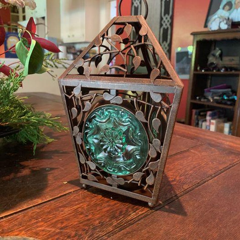 Vintage Very Rare Partylite La Rosetta Hanging Lantern Retired New in ...