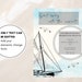 Boat Party Invitation Template, Canva Editable Text, Nautical Party ...