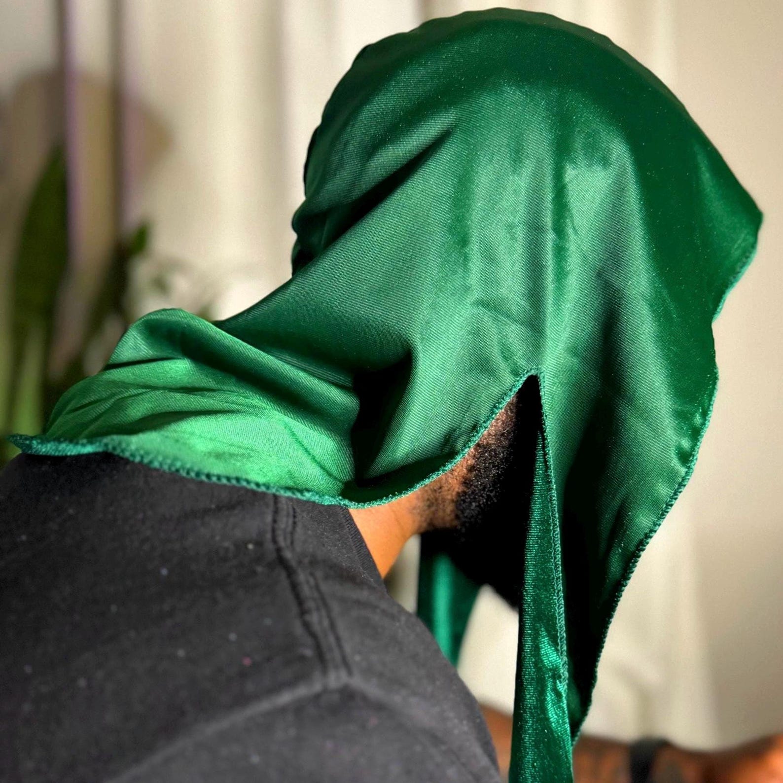 Reversible Durag - Velvet/silk (hunter Green) - Etsy