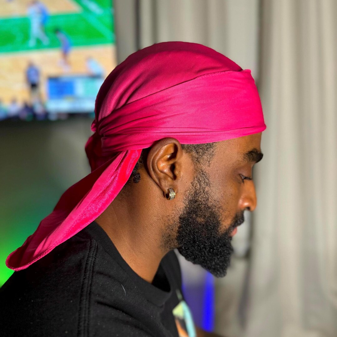 Reversible Durag - Velvet/silk (hot Pink) - Etsy