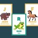 SOMALI Animal ALHPABETS Flashcards With Picture, Learning SOMALI ...