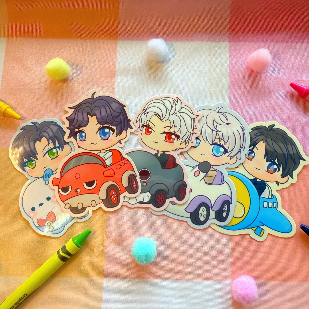 LADS Racers | Race Car Chibi Drivers From Space Love | Kawaii Chibis - Etsy