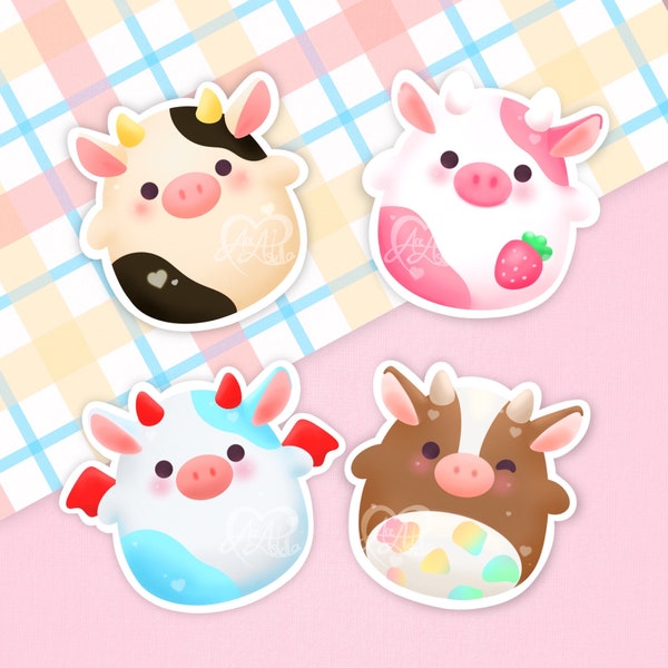 Squishmallow Cow - Etsy Canada