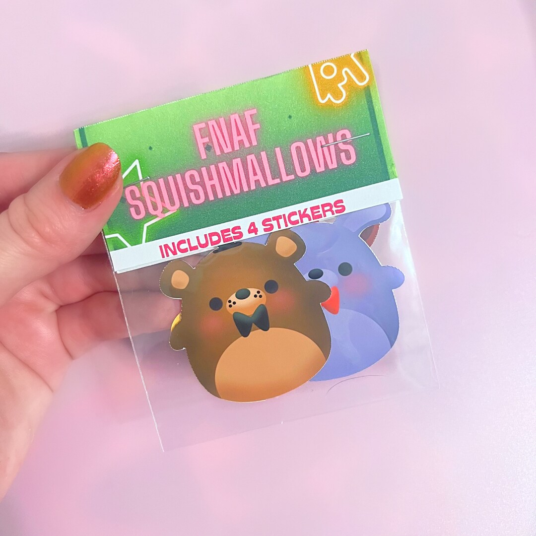 Animatronic Squish Sticker Pack | Cute Kawaii Indie Horror Game ...