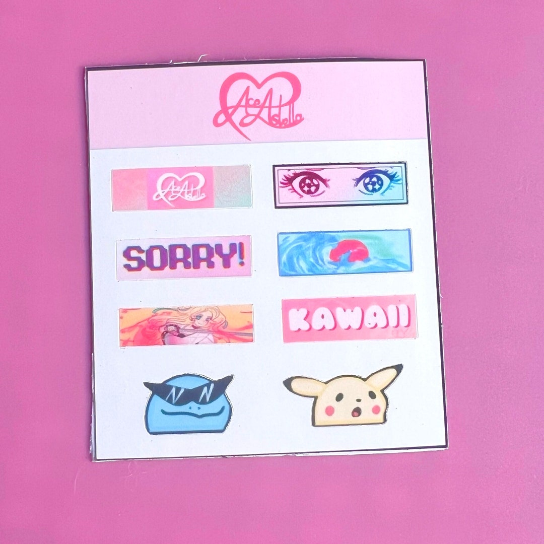 1/10 Scale RC Car Stickers | PRECUT | Kawaii Anime Stickers | Drifting ...