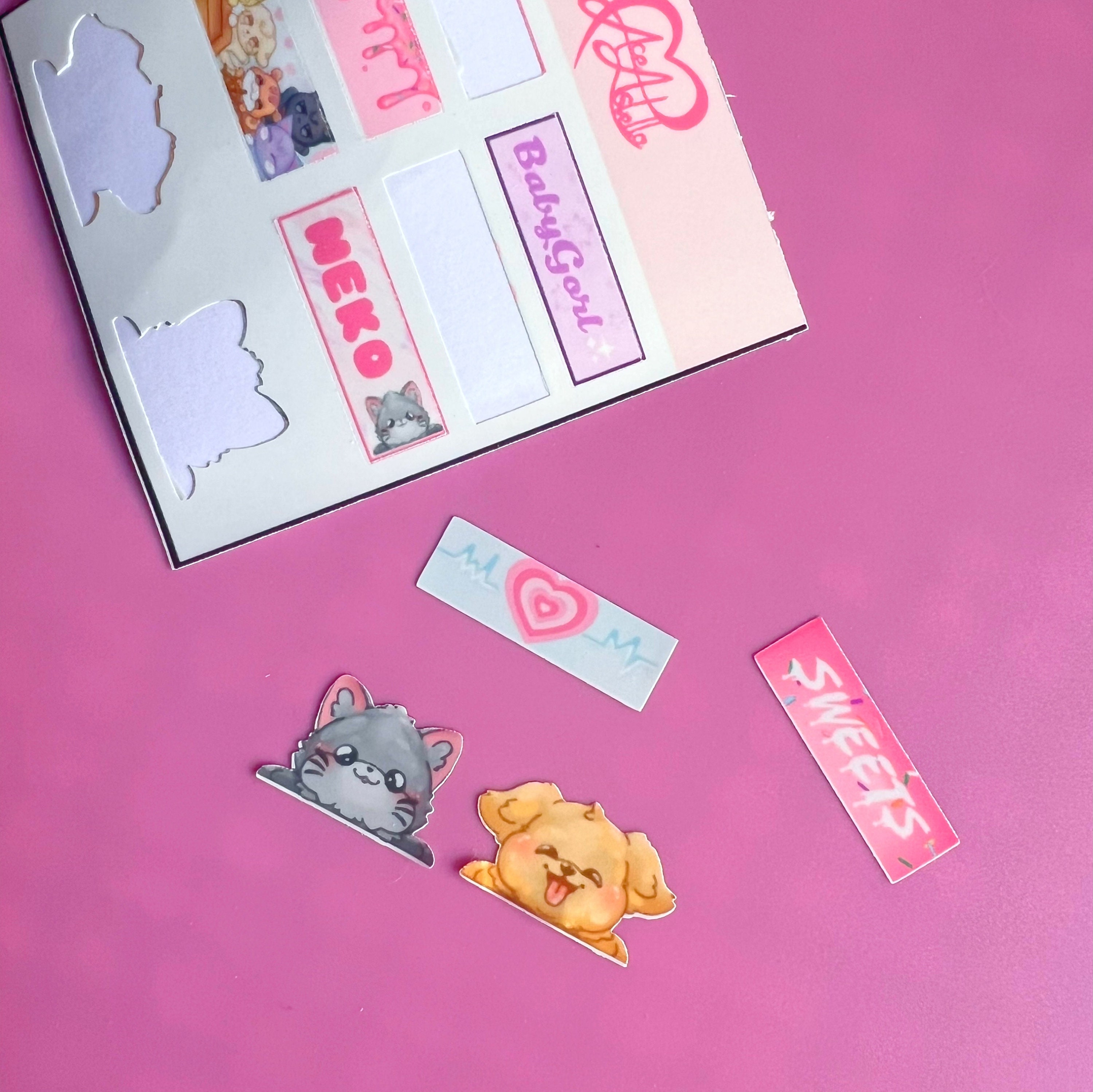 1/10 Scale RC Car Stickers | PRECUT | Kawaii Anime Stickers | Drifting ...