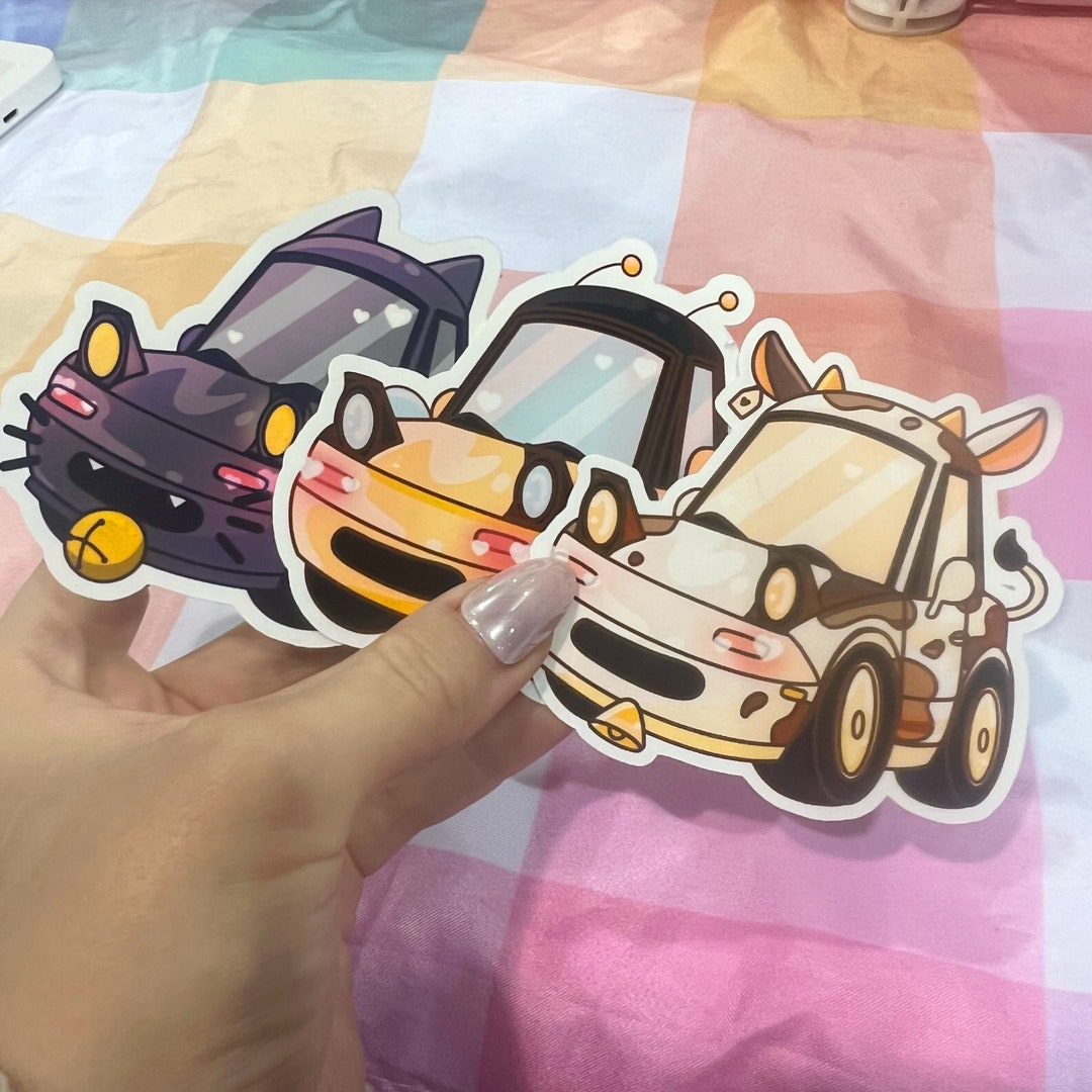 Miata Pun Stickers | Kawaii Cars - Etsy