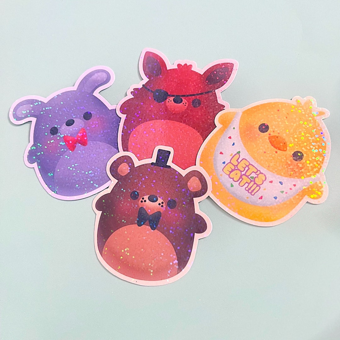 Animatronic Squishmallow Stickers | Cute Holographic Squishy Animal ...