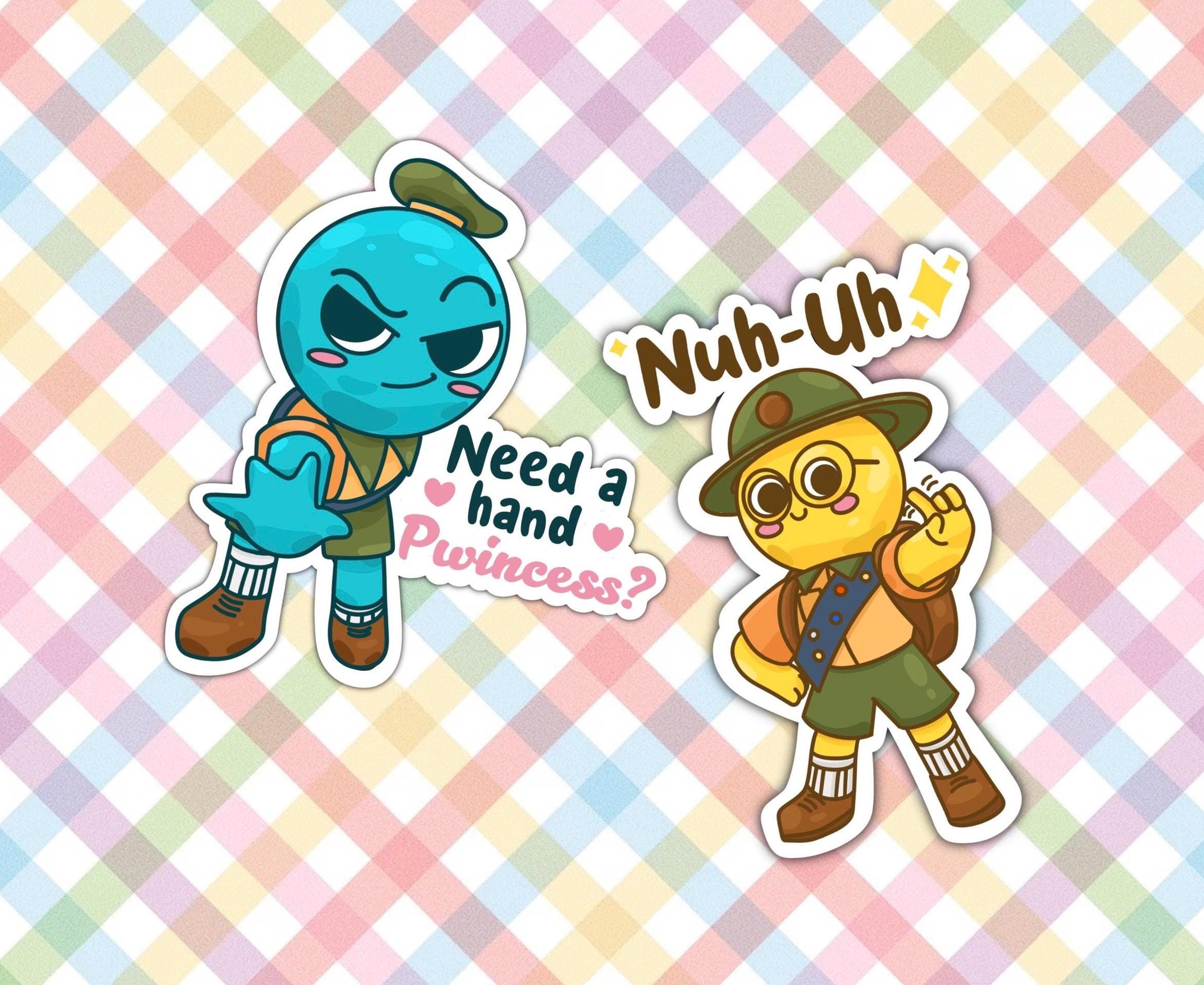 Peak Sticker | Meme Joke Sticker | Cute Video Game Character Stickers ...