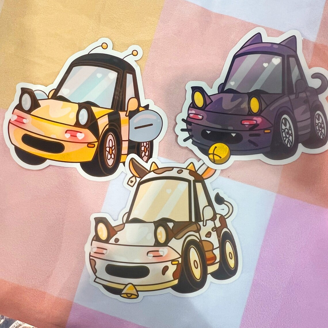 Miata Pun Stickers Kawaii Cars - Etsy