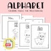 Preschool Coloring Pages for Alphabet Learning | Preschool Letter of ...