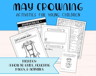 Mary May Crowning Printable PDF - Etsy