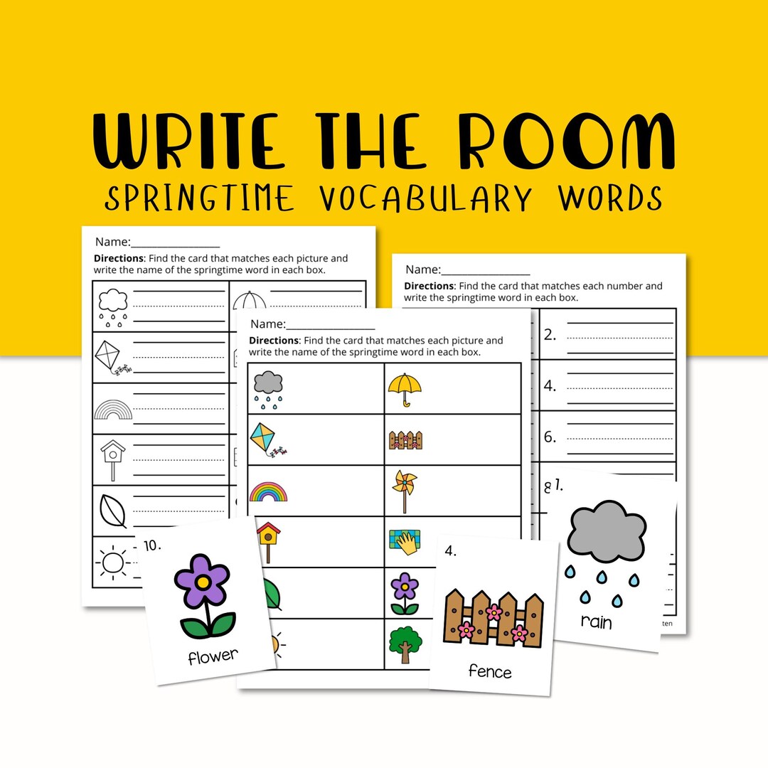 Spring Writing Activity for Early Elementary - Elementary Writing ...