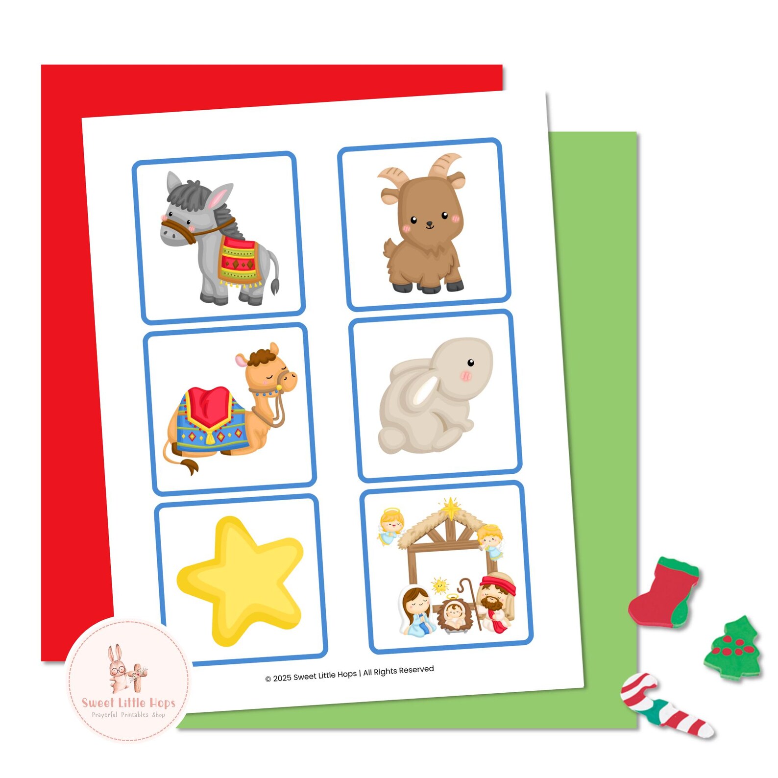 Christmas Nativity Memory Game – Hands-on Learning for Young Children ...