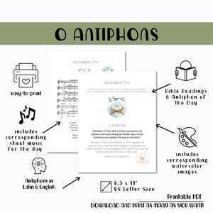 O Antiphons Advent Devotional Pack | Catholic Ornaments & Flashcards ...