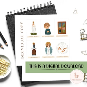 Catholic Prayer Cards for Kids | Catholic Education | Our Father, Hail ...