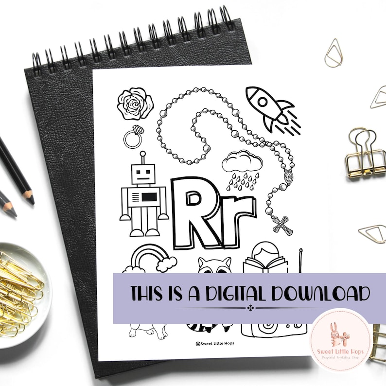 Catholic ABC Coloring Pages for Preschool | Catholic Preschool Letter ...