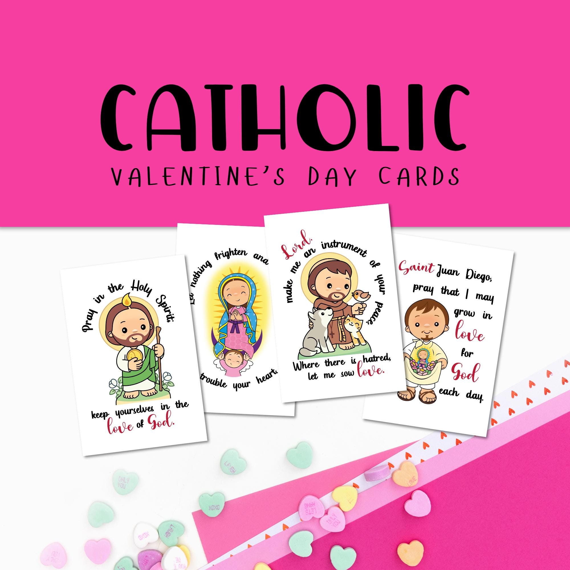 Cute Saint Valentine's Day Cards | Season Printables | Saint Quotes ...