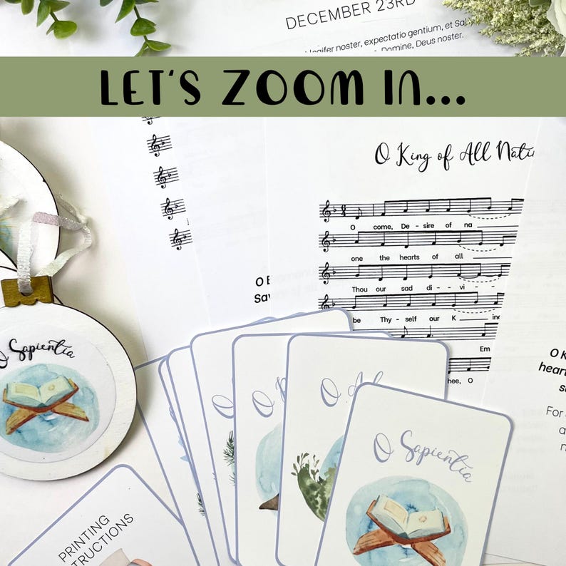 O Antiphons Advent Devotional Pack | Catholic Ornaments & Flashcards ...