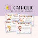 Catholic End of Year Awards | Watercolor Printable Certificates (PDF ...