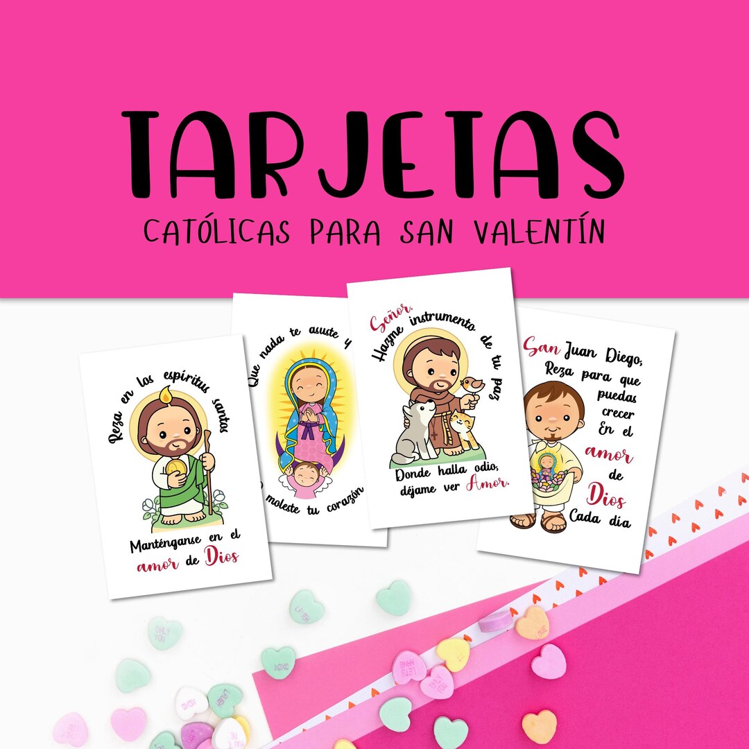 Bonitas Tarjetas De San Valentín | Digital Download | Saint Valentine's ...