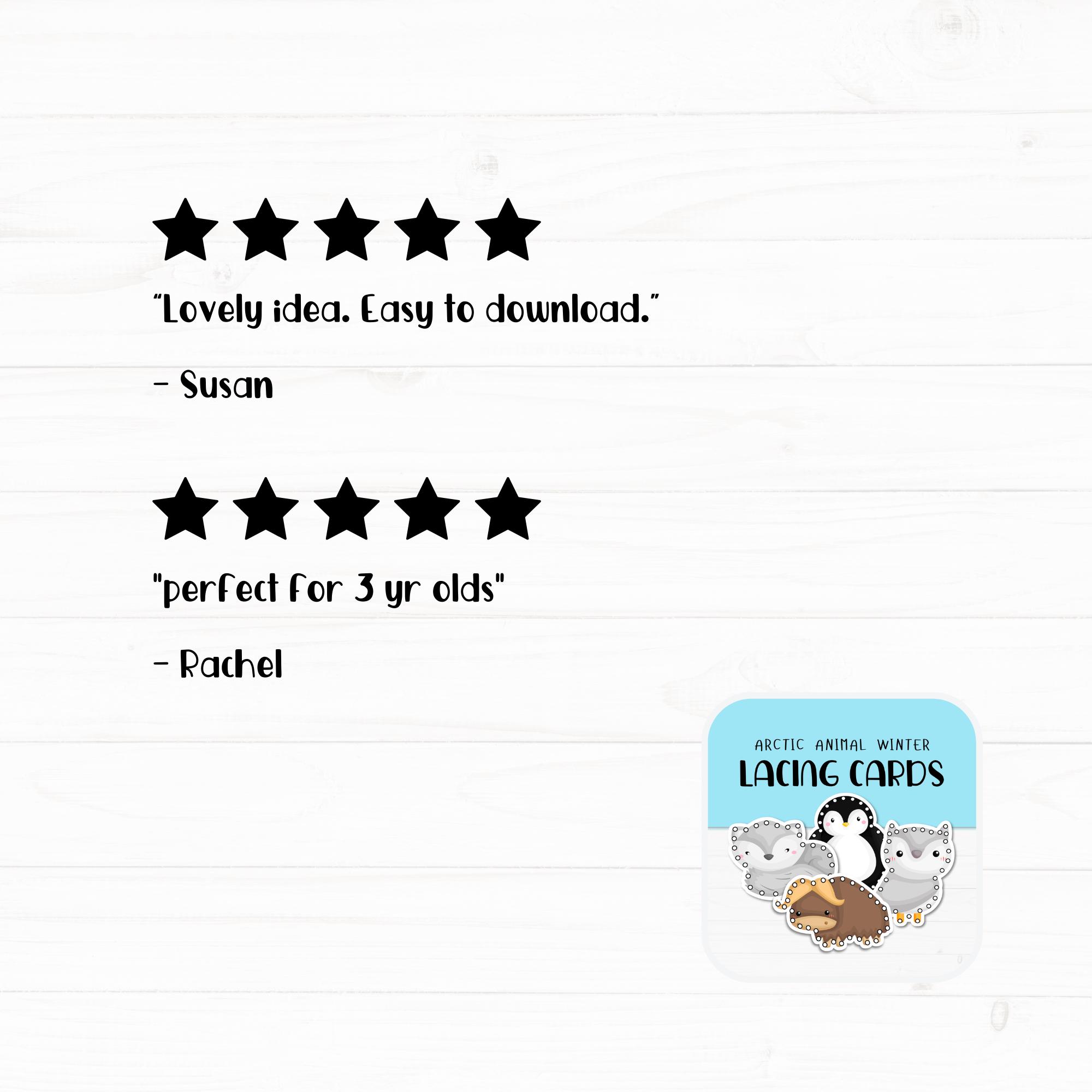 Arctic Animal Winter Lacing Cards | Homeschool & Preschool Fine Motor ...
