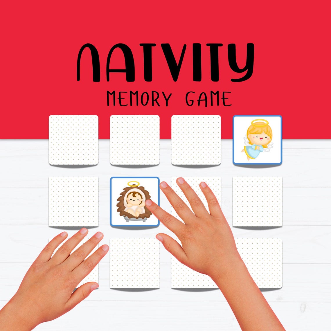 Christmas Nativity Memory Game – Hands-on Learning for Young Children ...