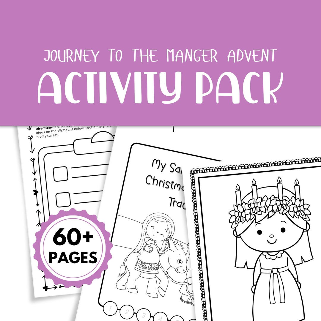 Journey to the Manger: Saints and Feasts of the Season Advent Activity ...