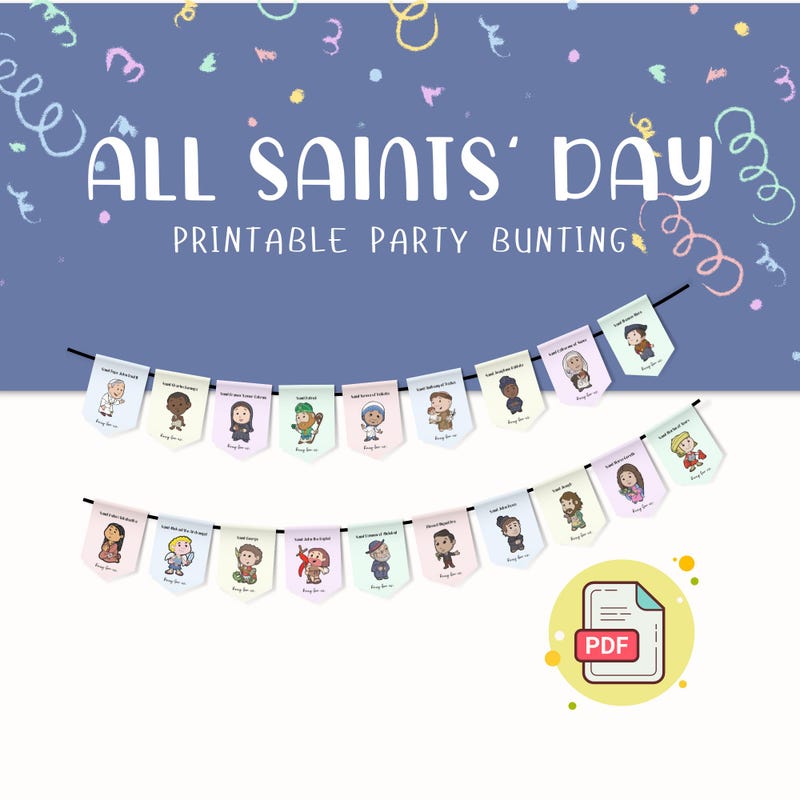 All Saints Day Banner - Etsy