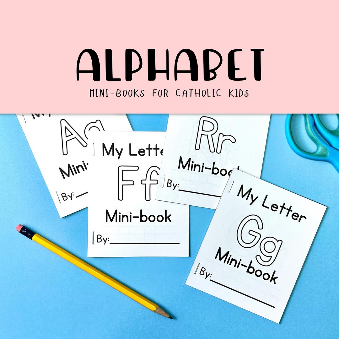 Catholic Alphabet Mini-books | Catholic Preschool Letter of the Week ...