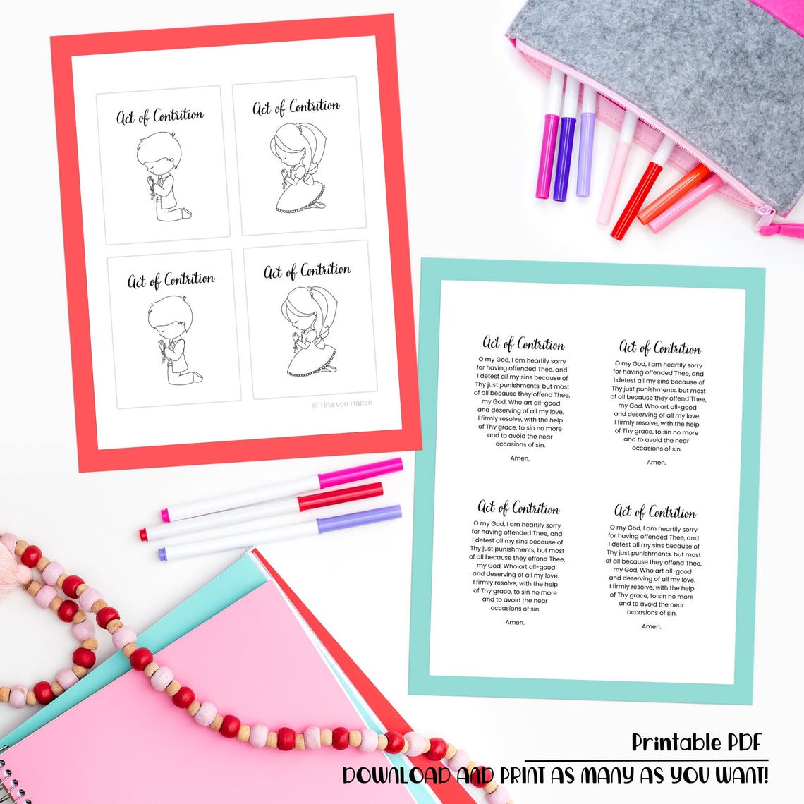 Learning the Act of Contrition | Catholic Education | Act of Contrition ...