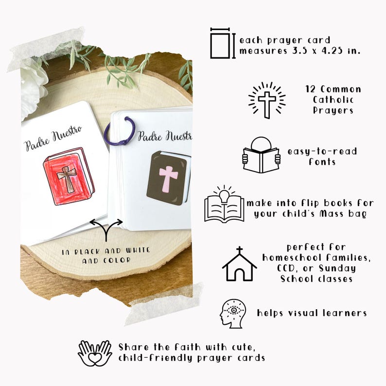 Tarjetas De Oración Católicas Para Niños | Catholic Education | Padre ...