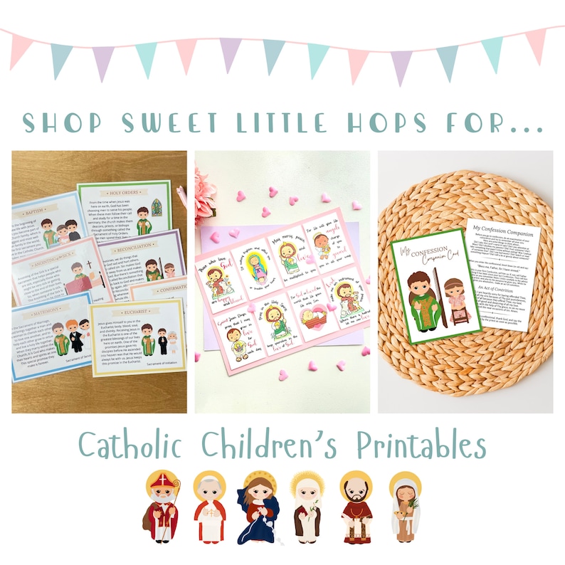 Seven Sacraments Flashcards for Catholic Kids | Catholic Education ...