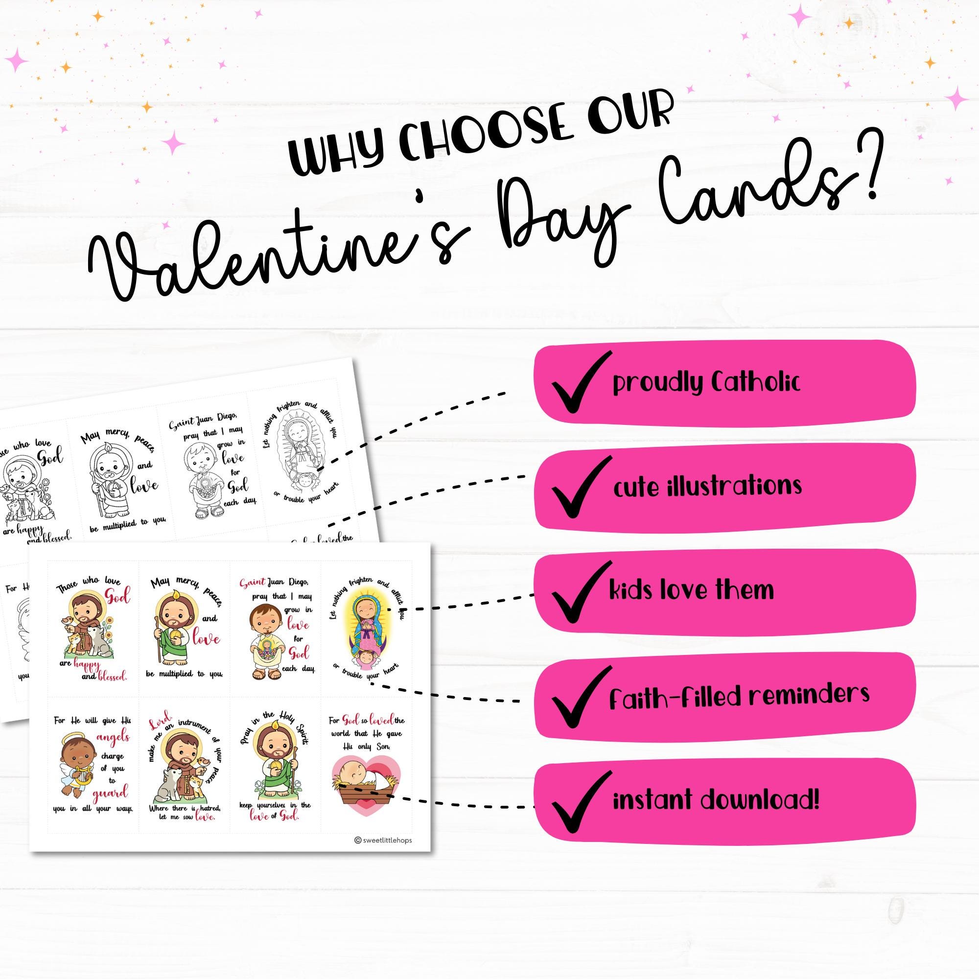 Cute Saint Valentine's Day Cards | Season Printables | Saint Quotes ...