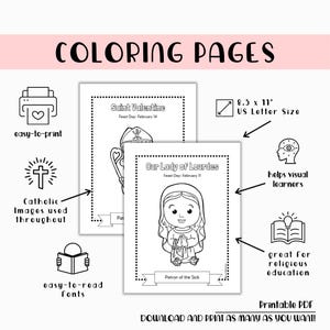 Catholic Coloring Pages for February Feasts | Catholic Education ...