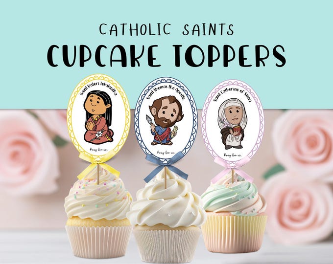 Printable Saint Food Labels for Kids: Catholic Feast Days (instant ...
