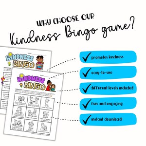 Random Acts of Kindness Bingo Game for Children - Printable Classroom ...