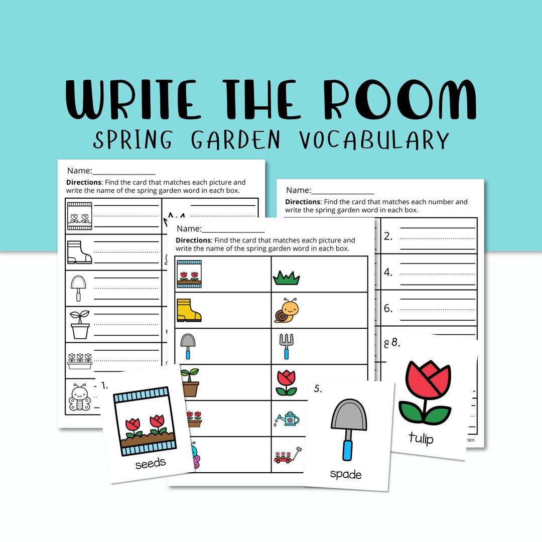 Spring Writing Activity for Early Elementary Class - Elementary Writing ...