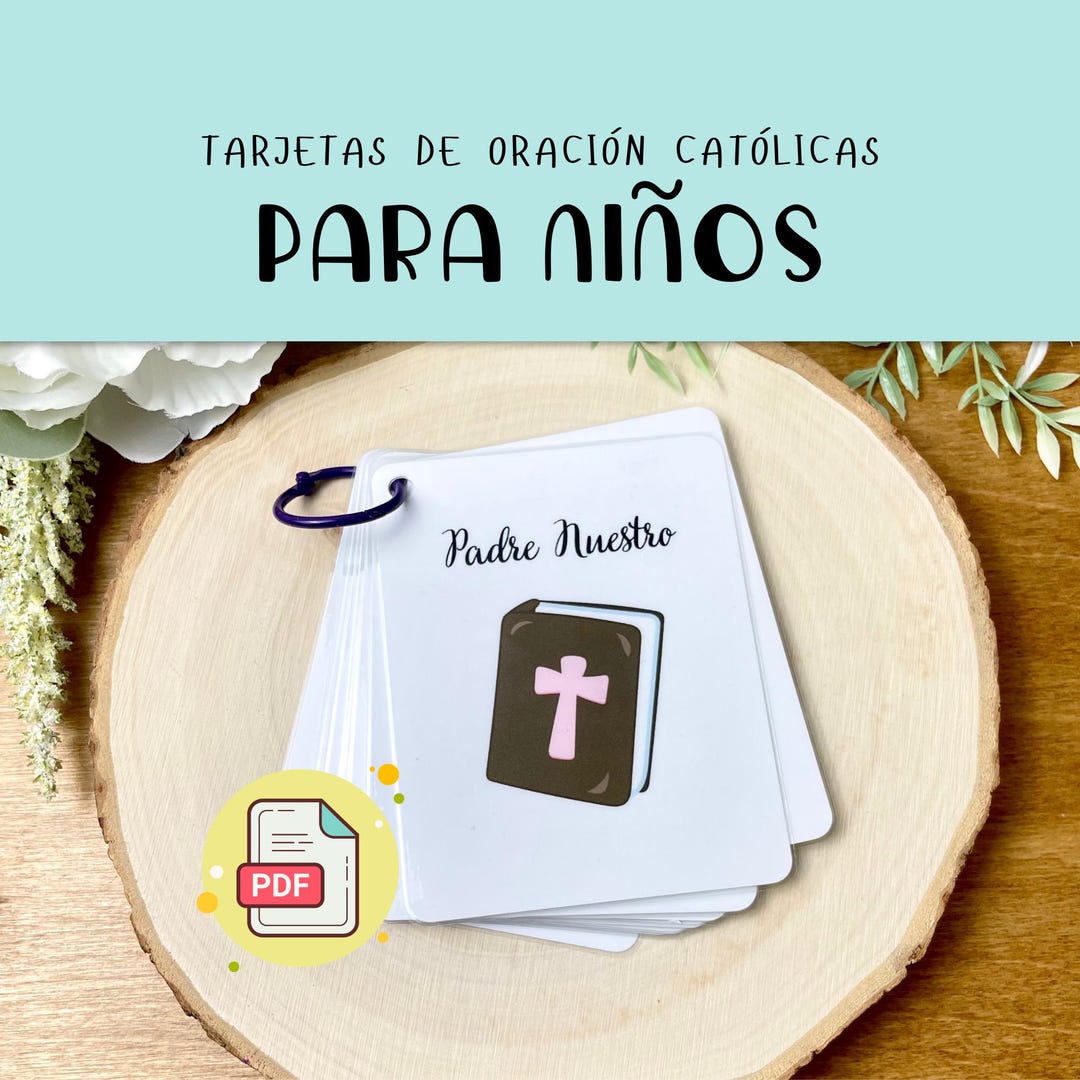 Tarjetas De Oración Católicas Para Niños | Catholic Education | Padre ...