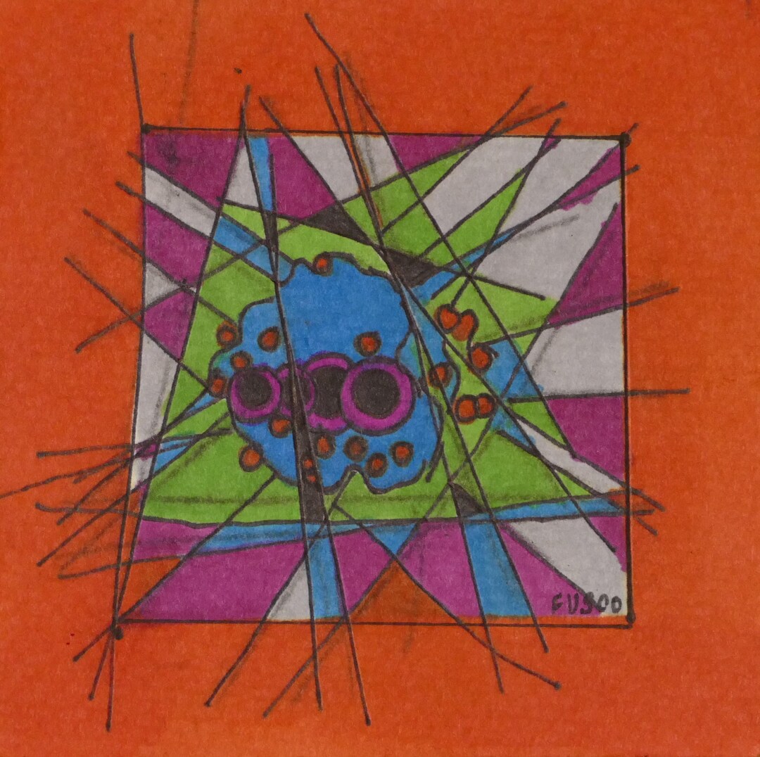 Diatom Abstraction...visual Art Mixed Media... - Etsy