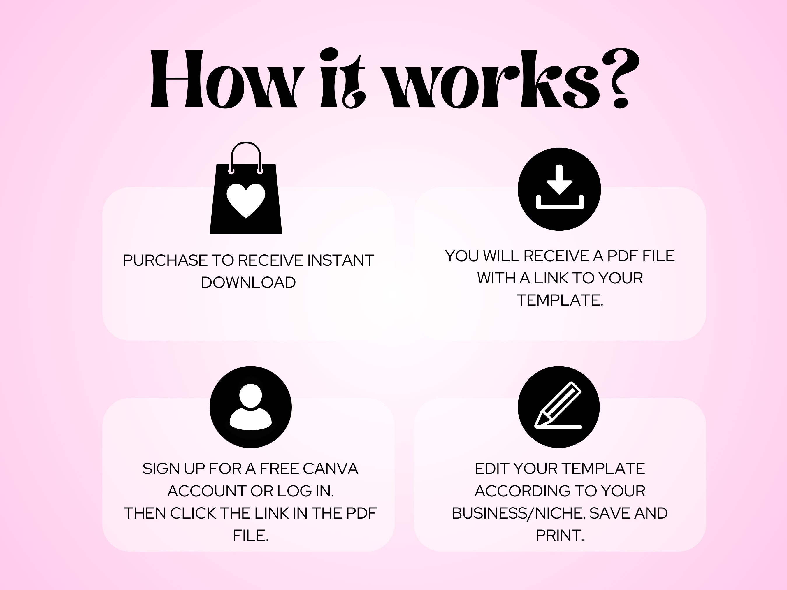 TikTok QR-Code Visitenkarte Vorlage: Social Media Design (Canva ...