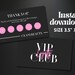 Editable VIP Loyalty Card Template: Salon Business Rewards (DIY Canva ...