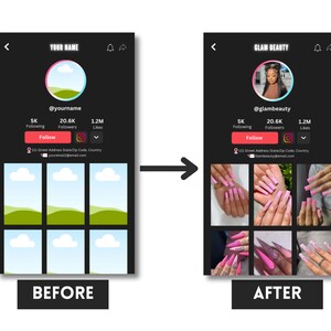 2024 Tik Tok Business Card Template, QR Code Card, Social Media Card ...