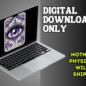 The Evil Eye Tarot Card Png Bundle, Witchy Trendy Whimsigoth DTG ...