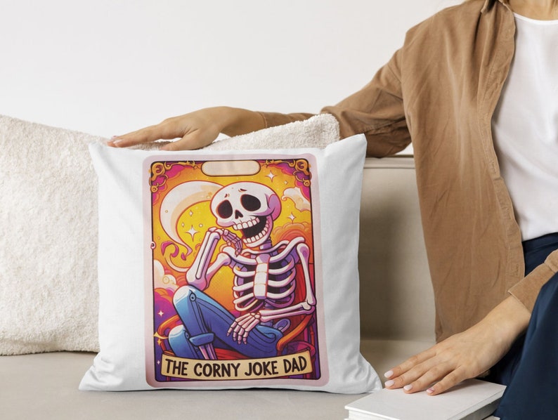The Corny Joke Dad Funny Tarot Card PNG Fathers Day Clipart Funny Skull ...