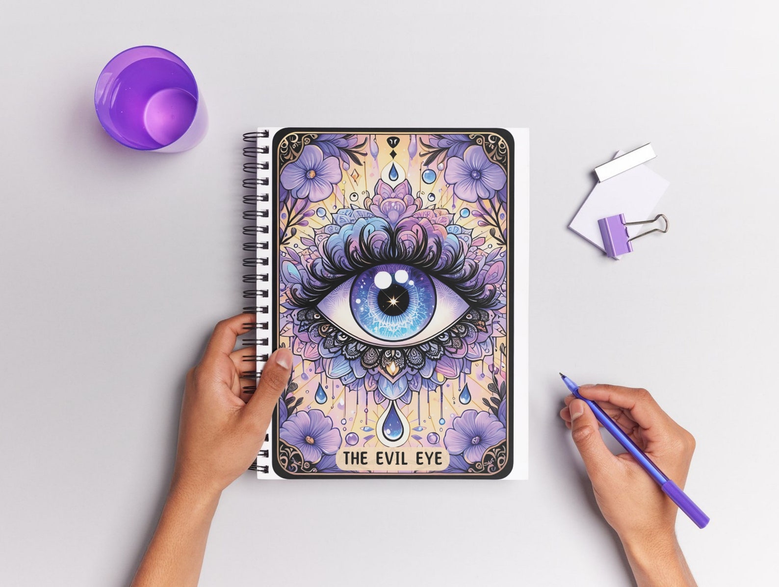 The Evil Eye Tarot Card Png Bundle, Witchy Trendy Whimsigoth DTG ...