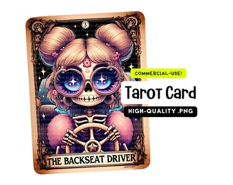 The Doomsday Prepper Funny Tarot Card Png, Witchy Sublimation Template ...