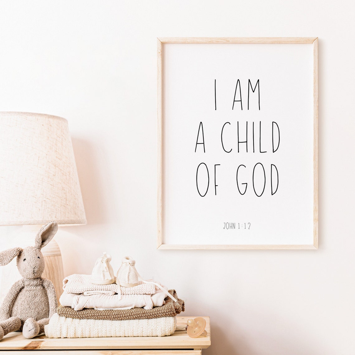I Am A Child of God, Printable, Wall Decor, Nursery, Kids Room ...