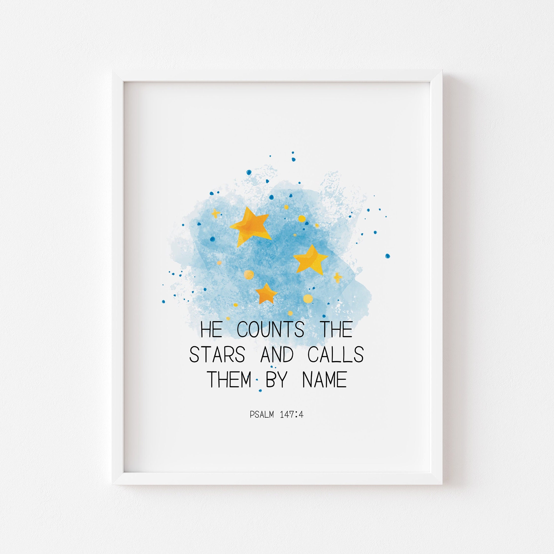 Psalm 147:4, He Counts the Stars and Calls Them by Name, Space, Stars ...